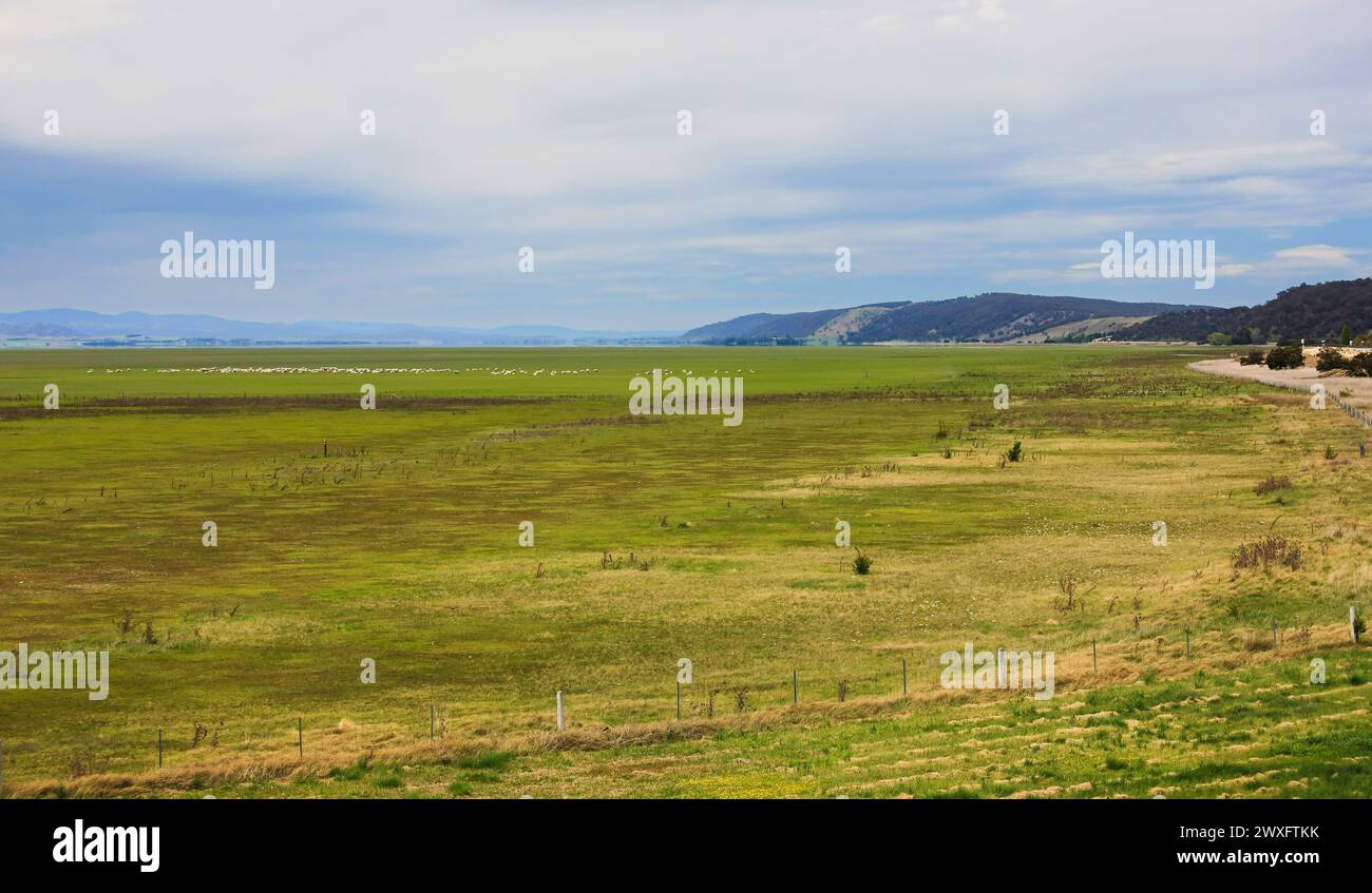 Lake George, NSW, Australia. Endorheic lake that fills with rainfall ...