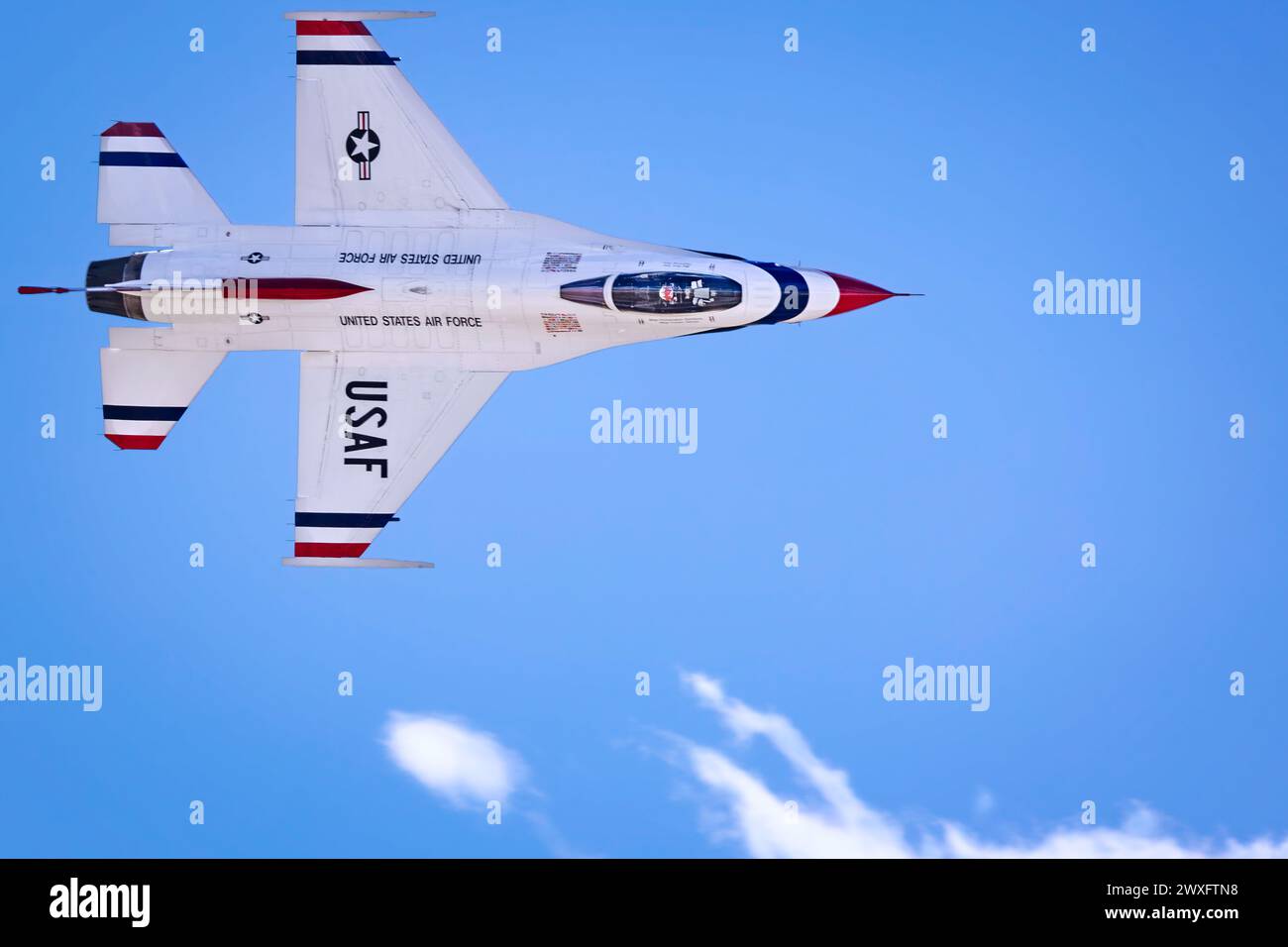 The US Air Force Thunder Birds perform at the 2023 Thunder and ...