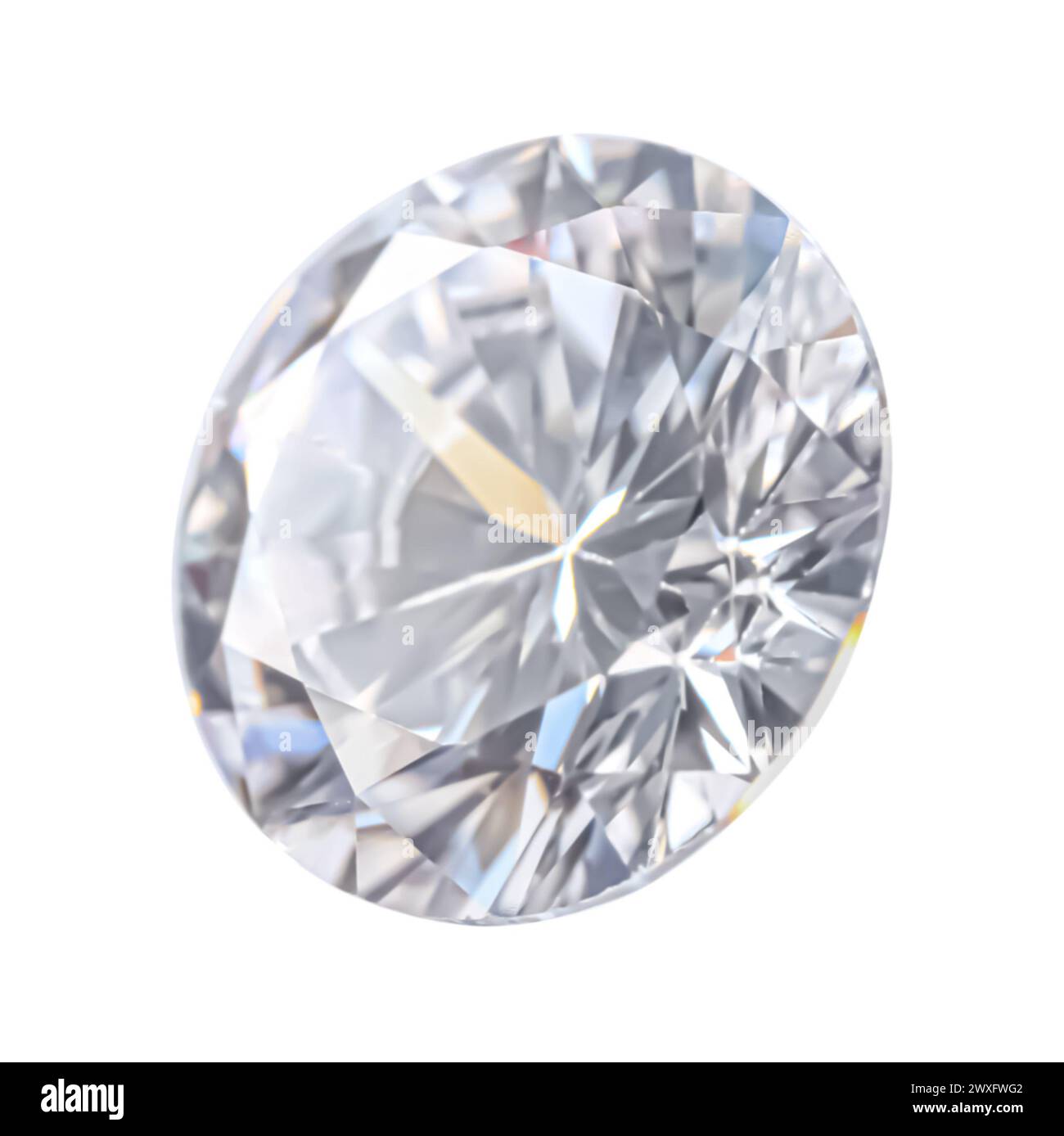 One beautiful shiny diamond isolated on white Stock Photo - Alamy
