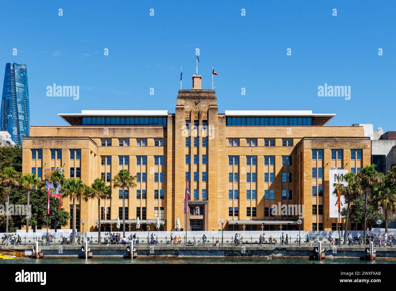 Grand Facade of the Museum of Contemporary Art Australia, Sydney ...