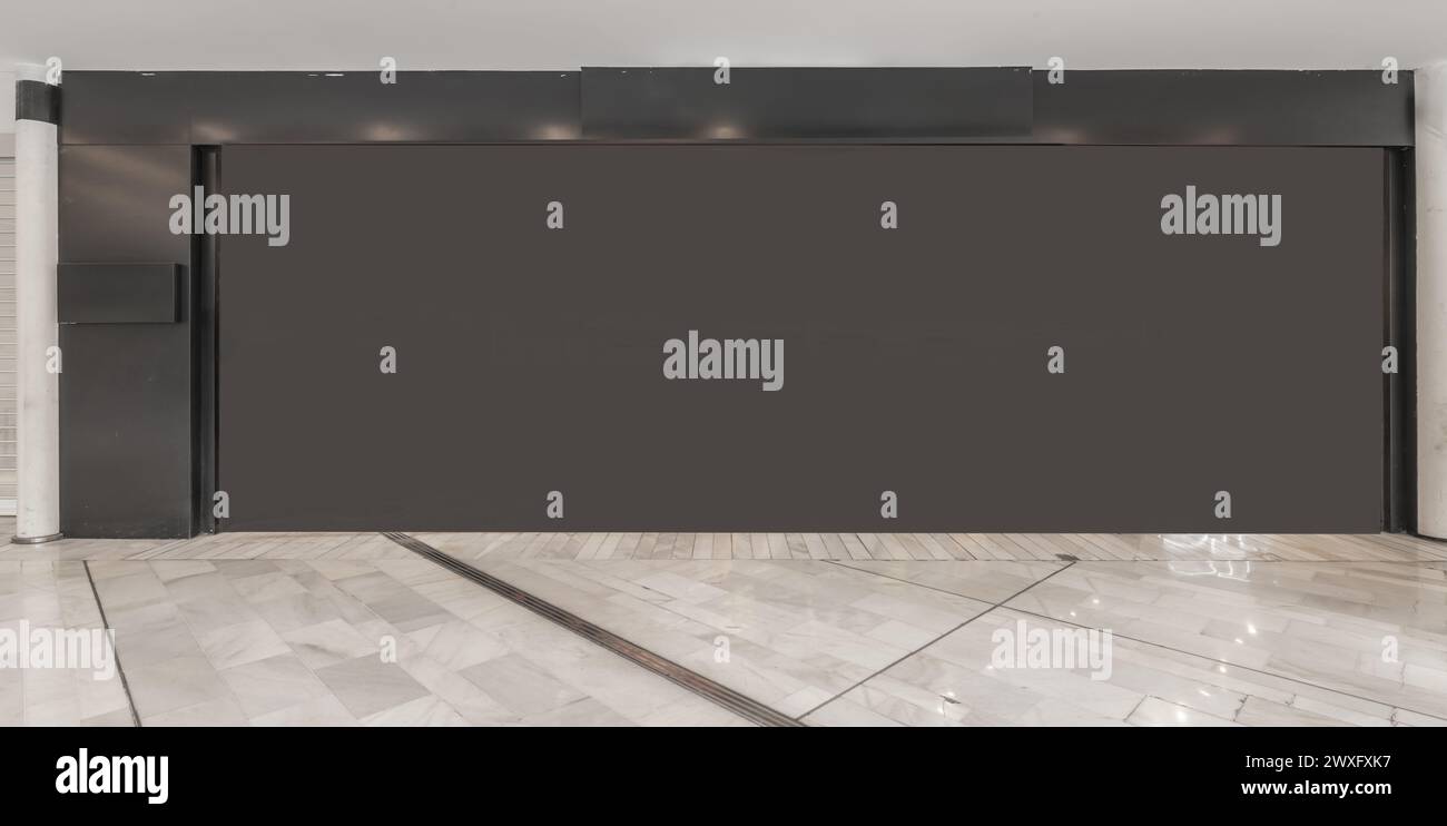 Facade of a commercial premises inside a shopping center Stock Photo ...