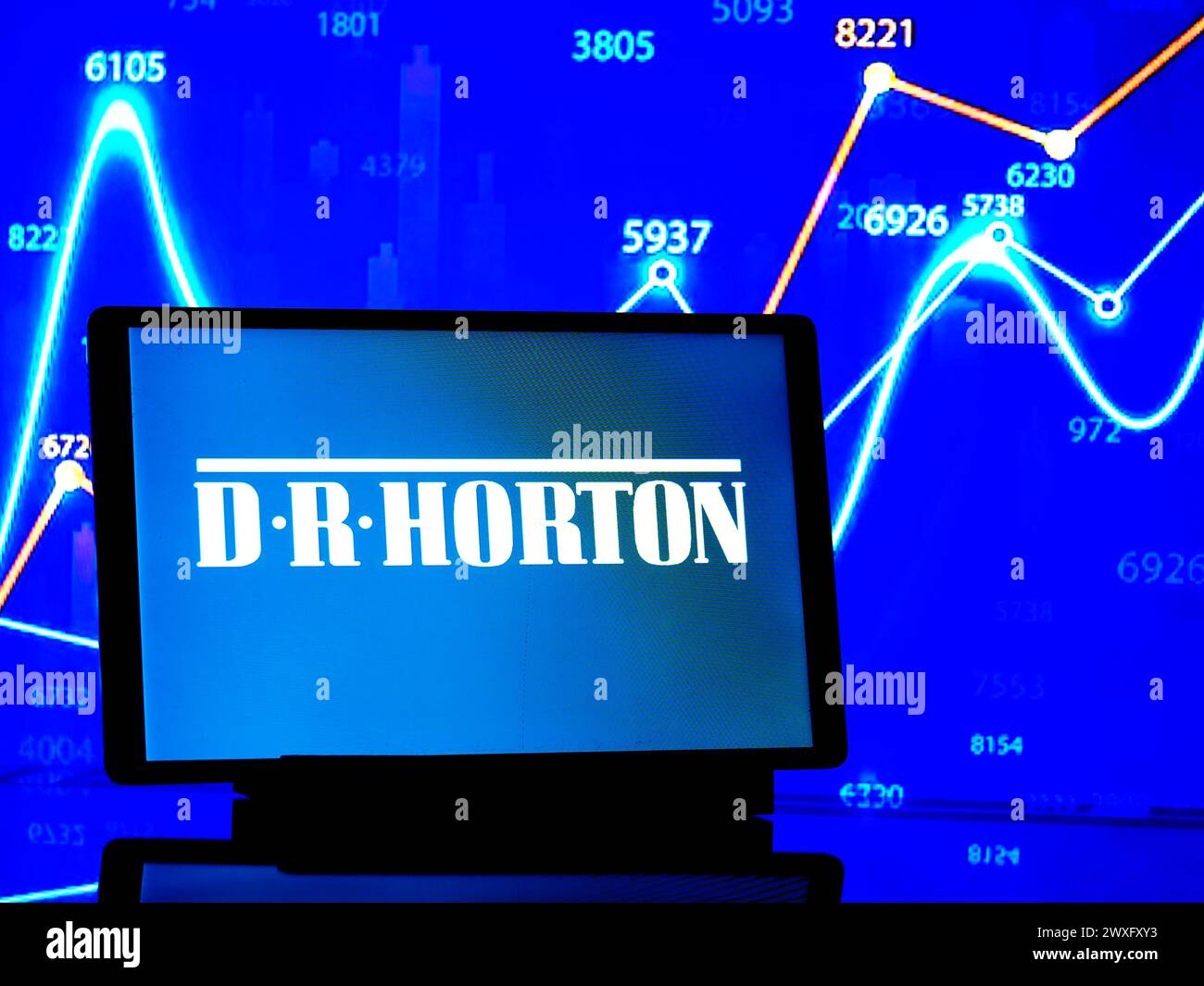 Germany. 30th Mar, 2024. In this photo illustration, a D. R. Horton ...