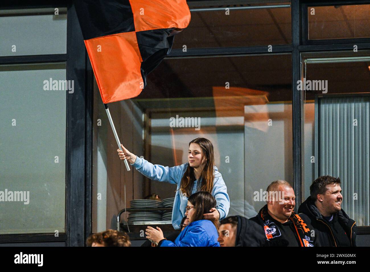 Supporters Deinze pictured after a soccer game between KMSK Deinze and ... Supporters Deinze pictured after a soccer game between KMSK Deinze and ...