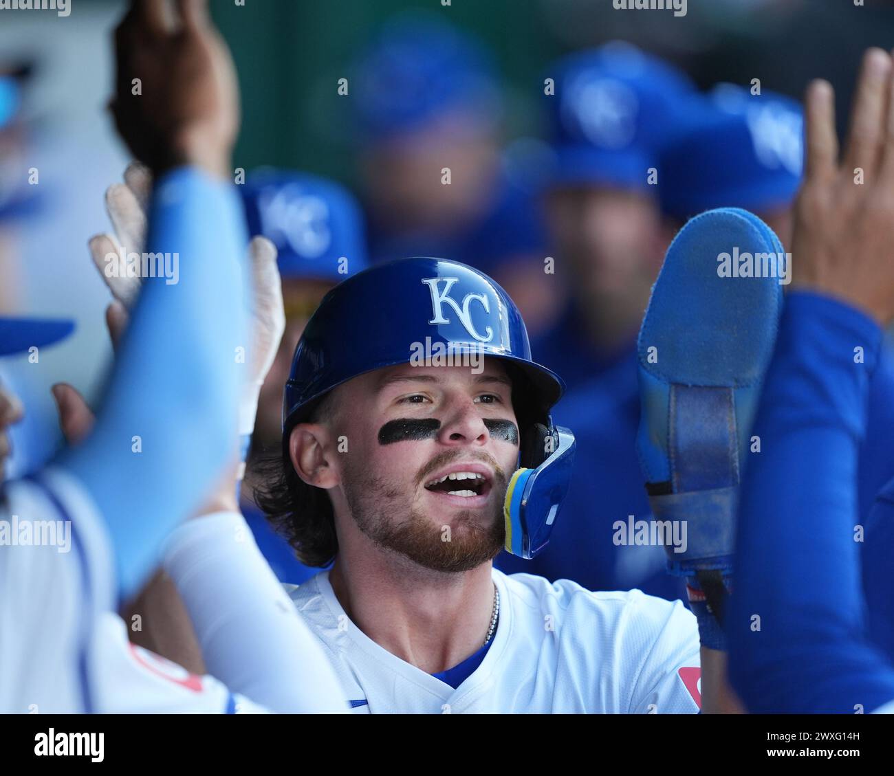 MAR 30, 2024: Kansas City Royals shortstop Bobby Witt Jr. (7 ...
