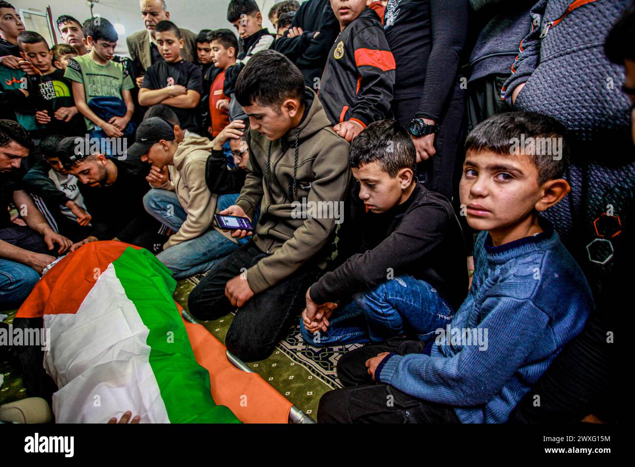 Jenin, Palestine. 30th Mar, 2024. (EDITOR'S NOTE: Image depicts death ...