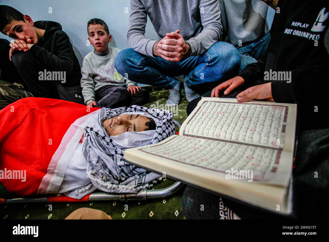 Jenin, Palestine. 30th Mar, 2024. (EDITOR'S NOTE: Image depicts death ...