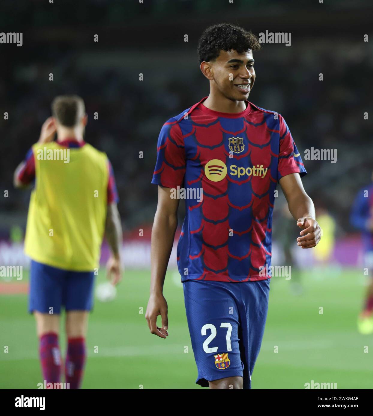Lamine yamal barcelona smile hi-res stock photography and images - Alamy