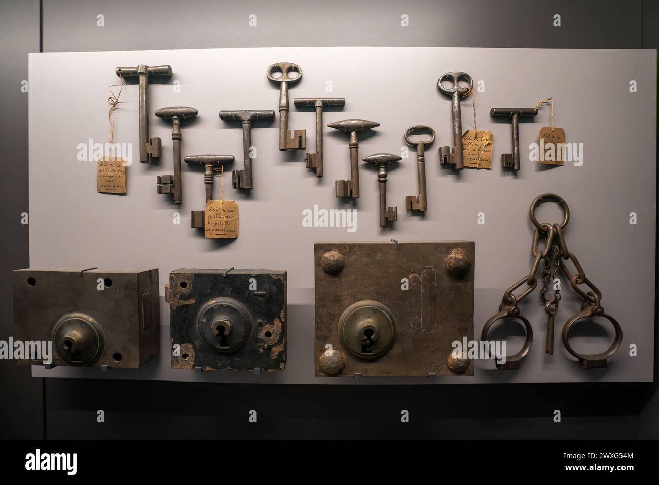 The Conciergerie prison keys, in Paris, France Stock Photo - Alamy