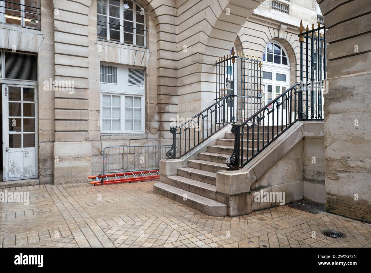 The stairs from the famous painting "Marie Antoinette leaving the ...