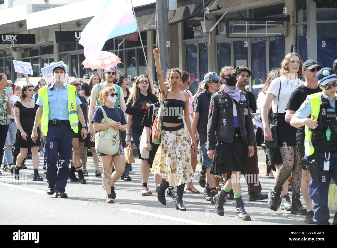 Sydney, Australia. 31st March 2024. Trans Day of Visibility Rally 2024 ...