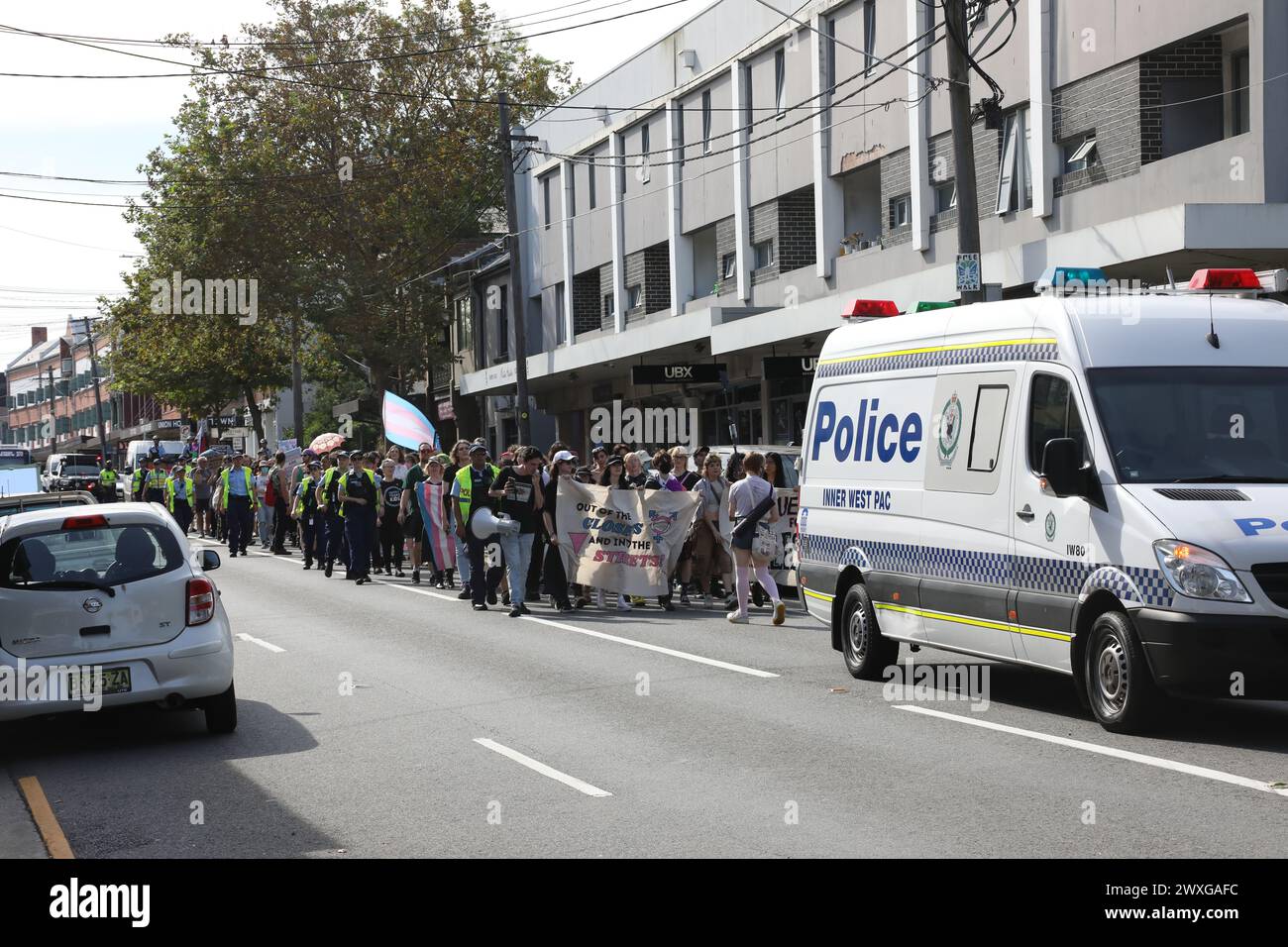 Sydney, Australia. 31st March 2024. Trans Day of Visibility Rally 2024 ...