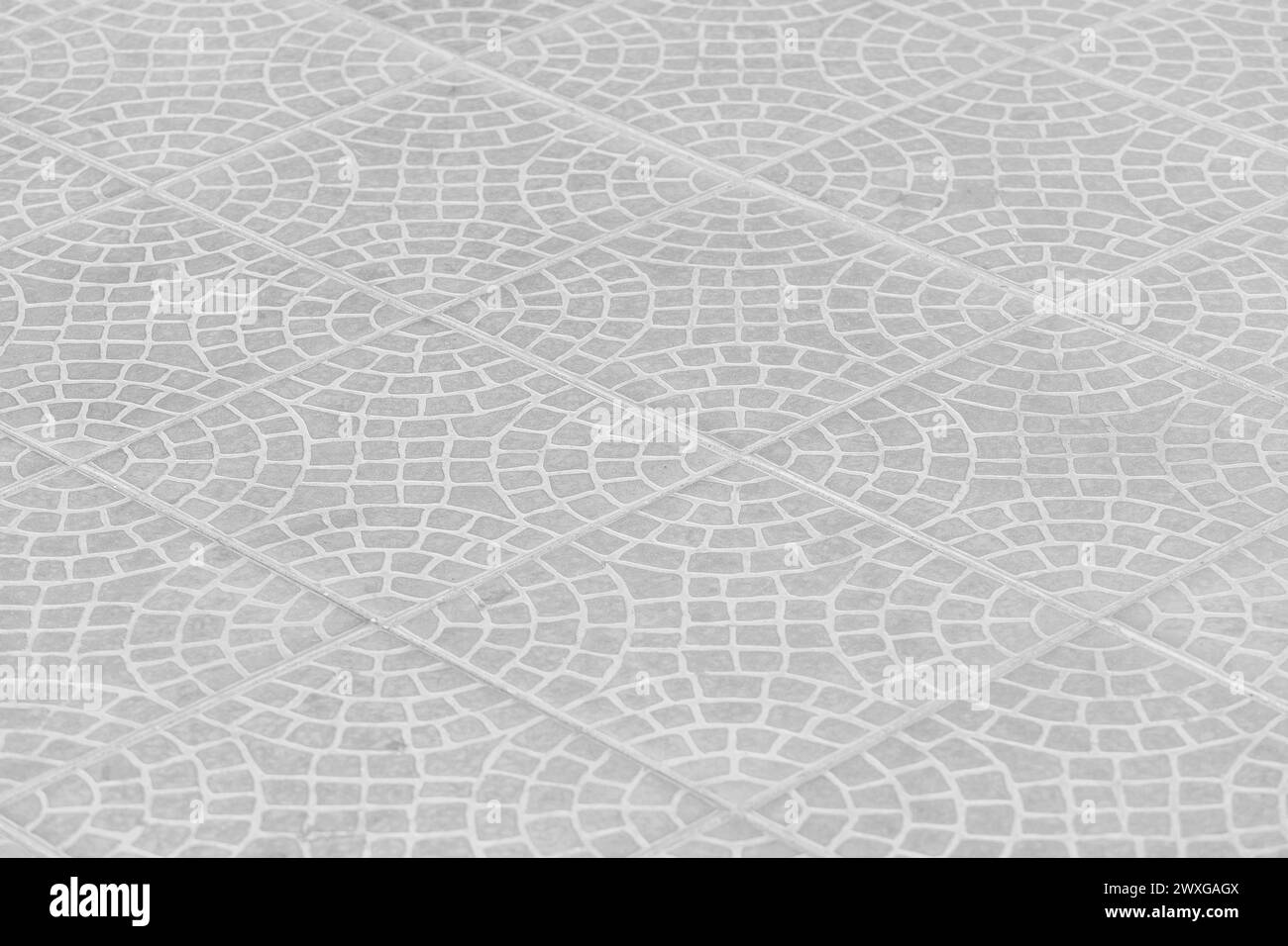 Light White Paving Slabs Abstract Pattern City Road Surface Mosaic ...