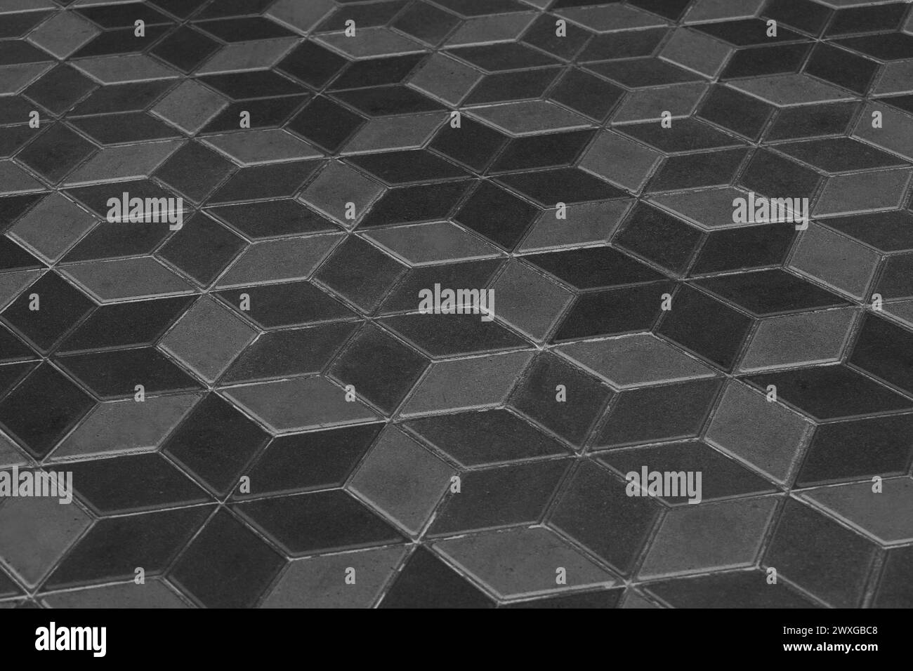 Abstract stone grey black paving pattern floor tiles city street ...