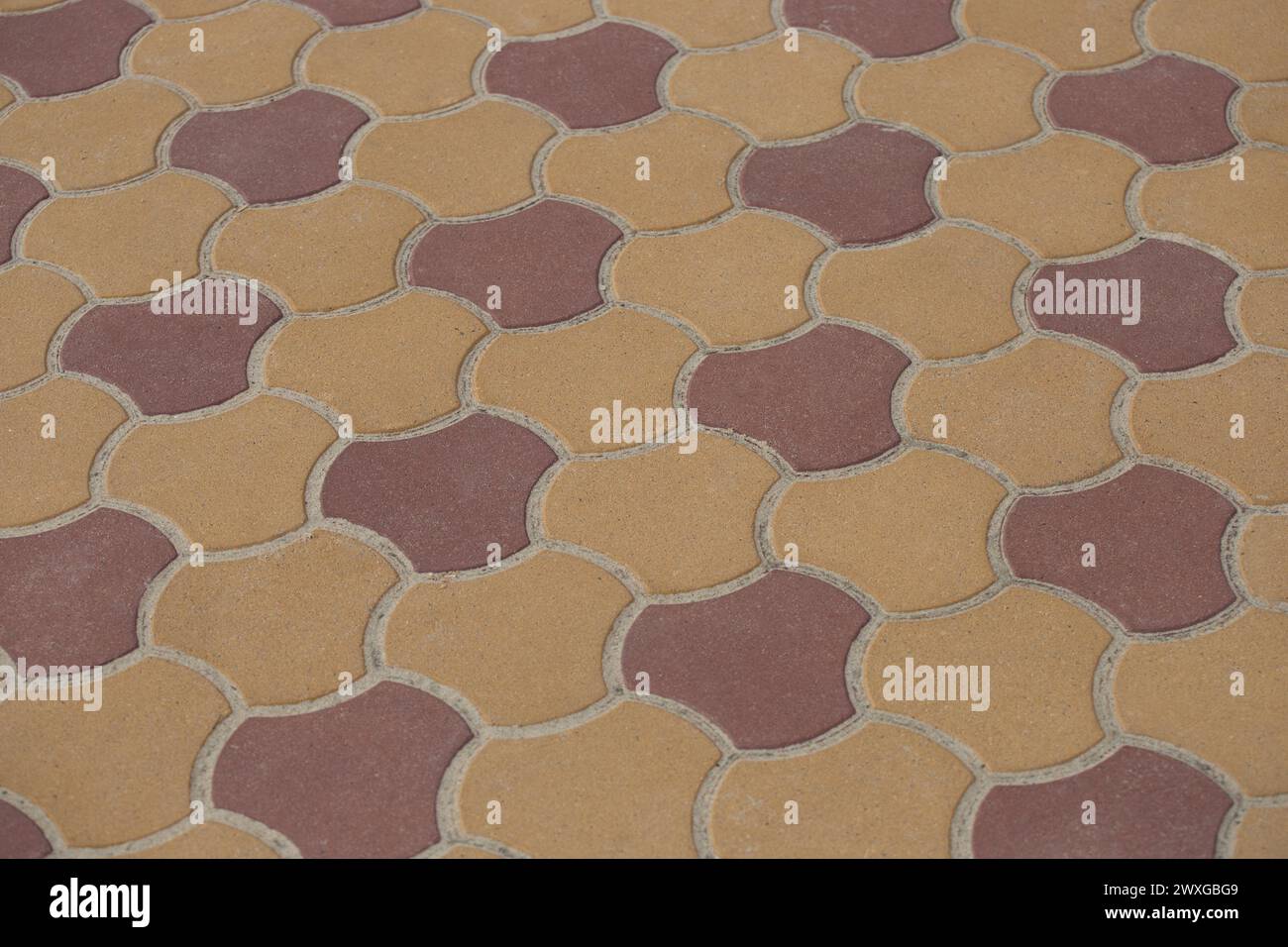 Color Abstract Pattern Stone Paving Slab Mosaic Street Design City ...