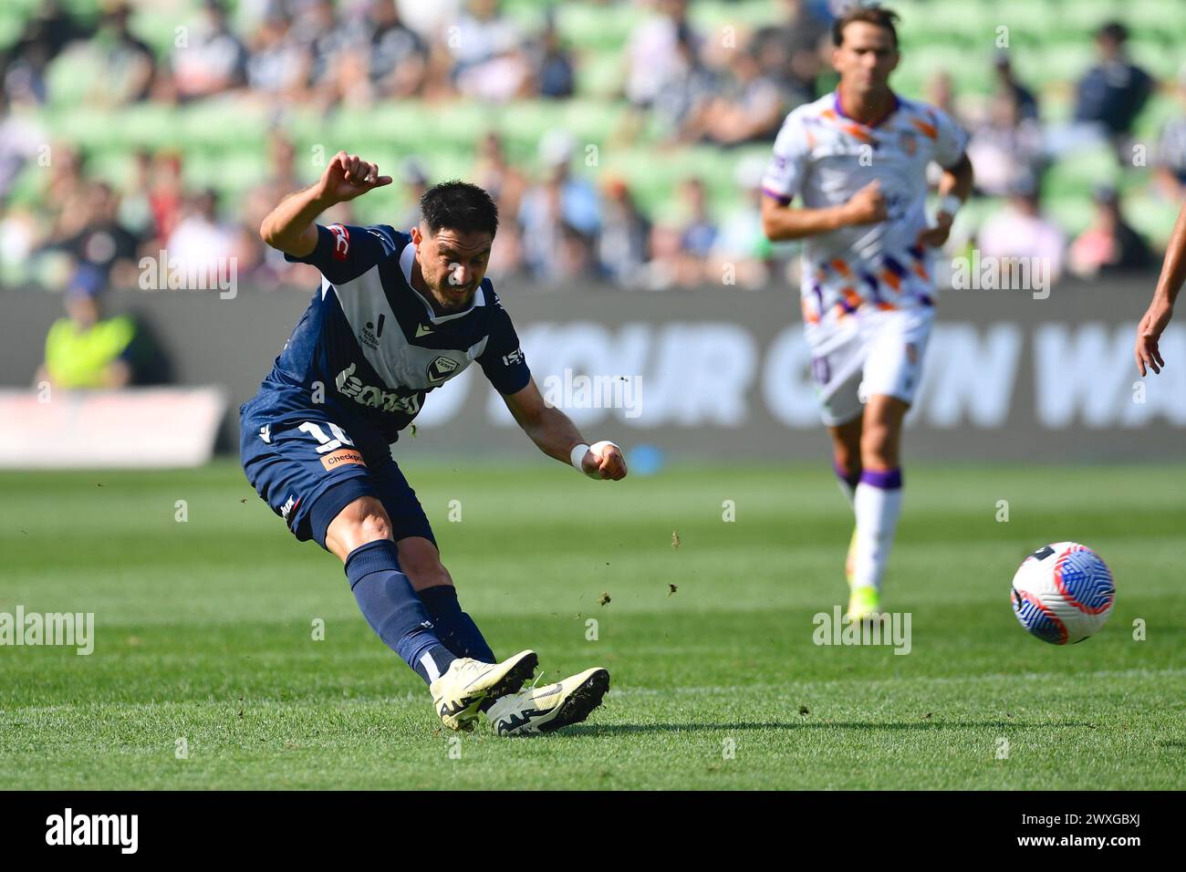 Bruno fornaroli melbourne victory v perth glory hi-res stock ...