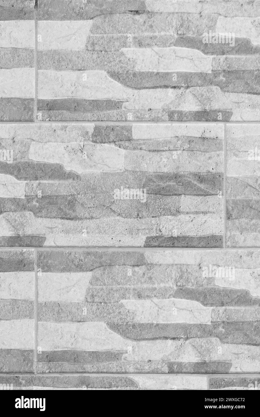 Grey abstract stone pattern tile wall surface texture background grunge ...