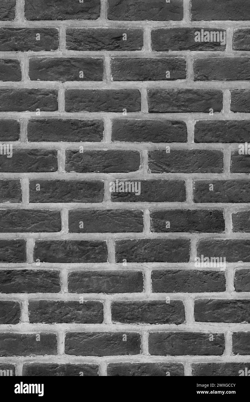 Dark grey brick wall brickwork masonry texture background architecture ...