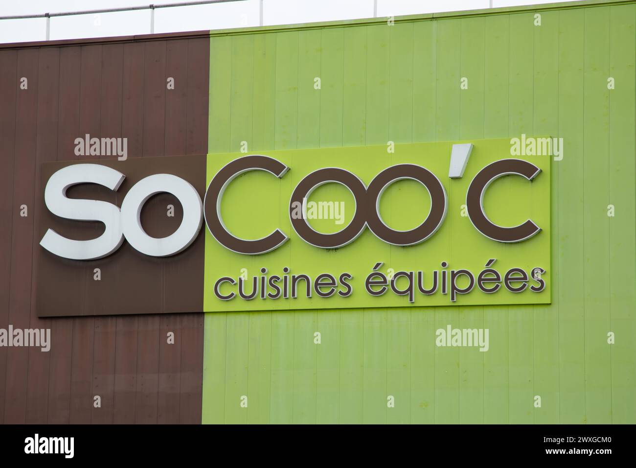Bordeaux , France - 03 26 2024 : socooc store facade brand logo so cooc ...