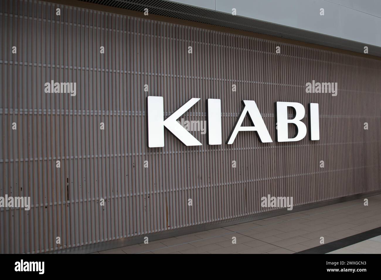 Bordeaux , France - 03 28 2024 : Kiabi sign logo and text brand front ...