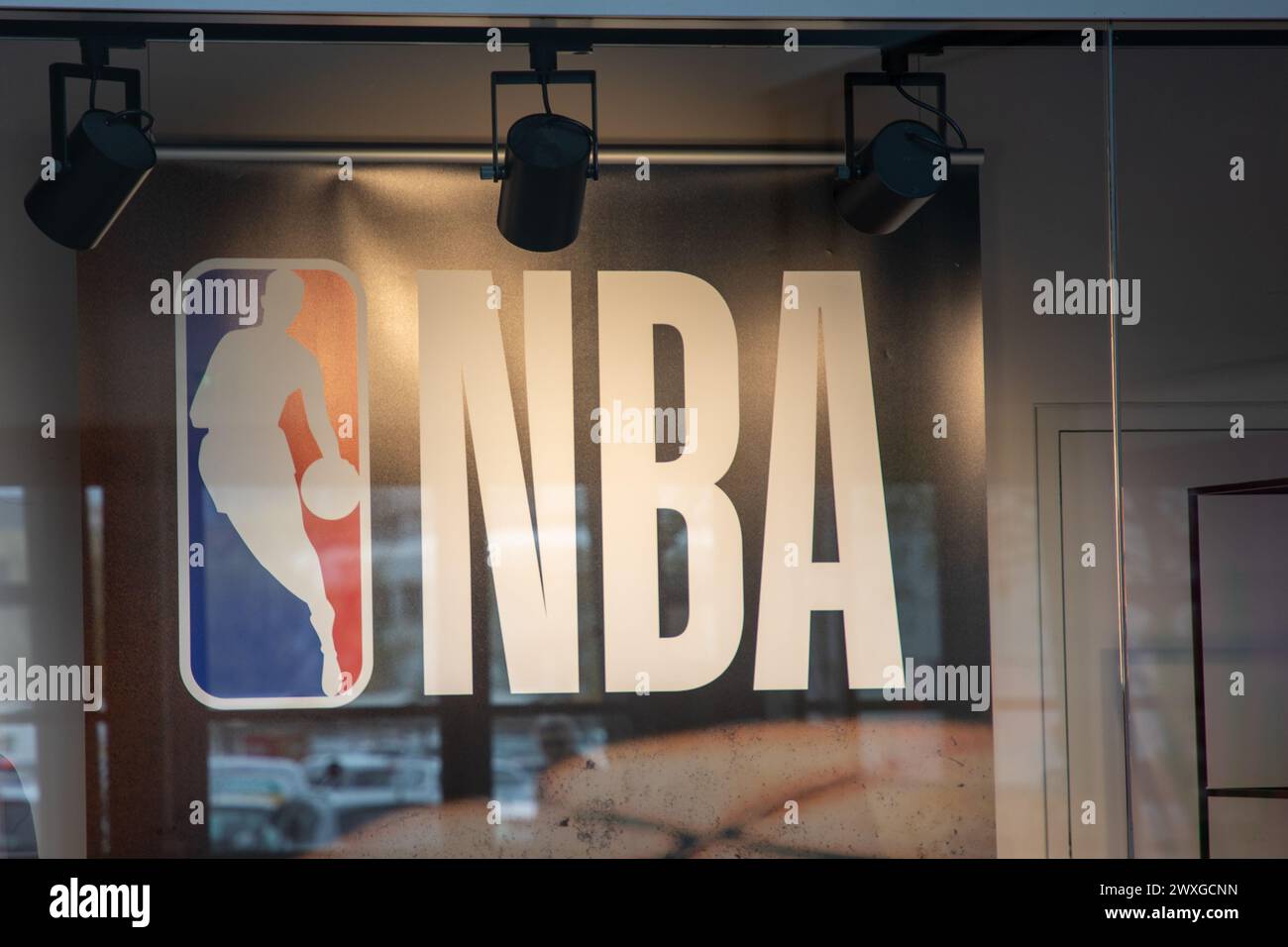 Nba logo flag symbol hi-res stock photography and images - Alamy