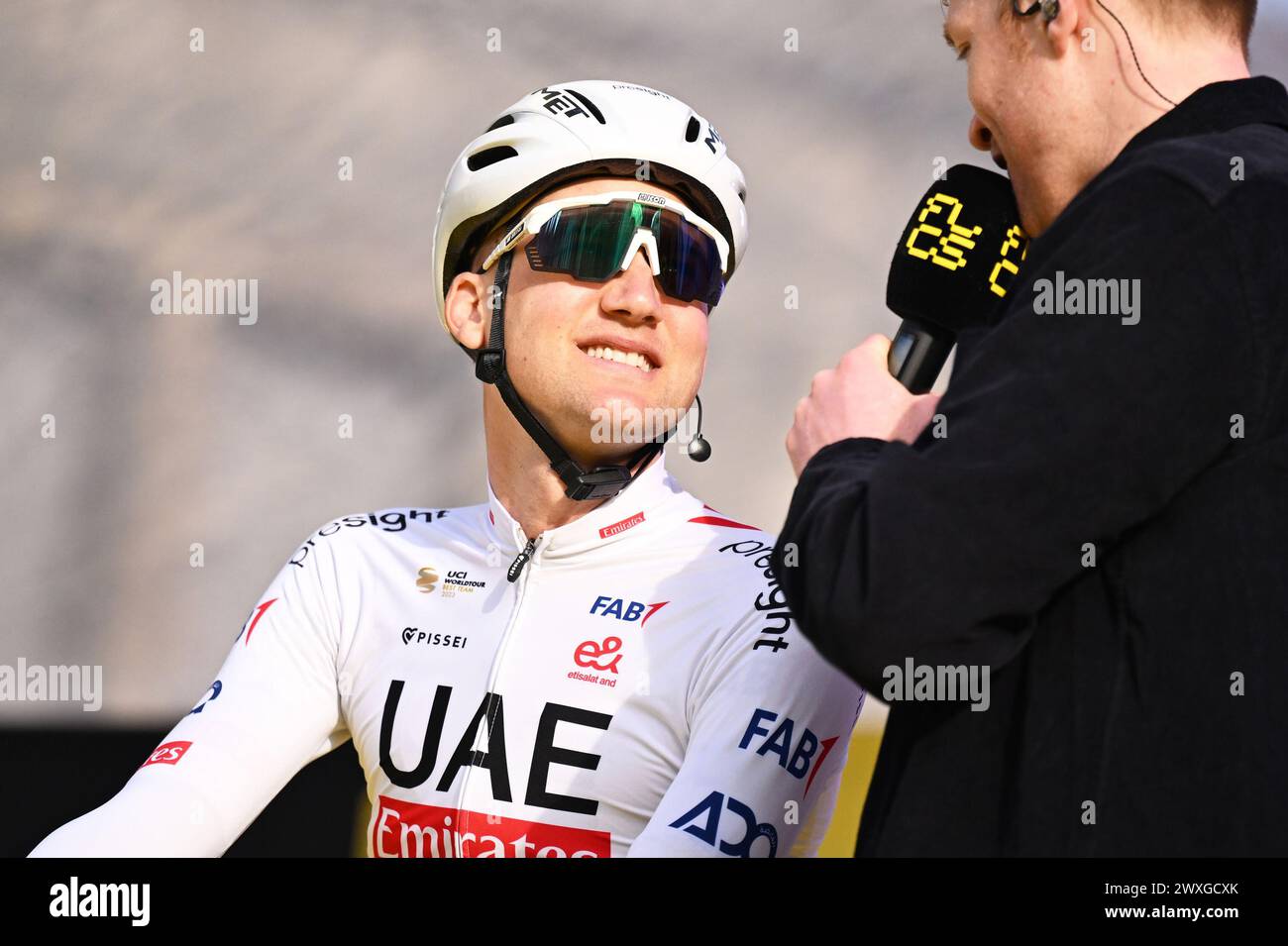 Antwerp, Belgium. 31st Mar, 2024. Belgian Tim Wellens of UAE Team ...