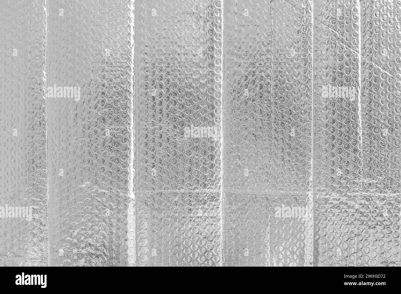 Silver color transparent bubble film surface texture background ...