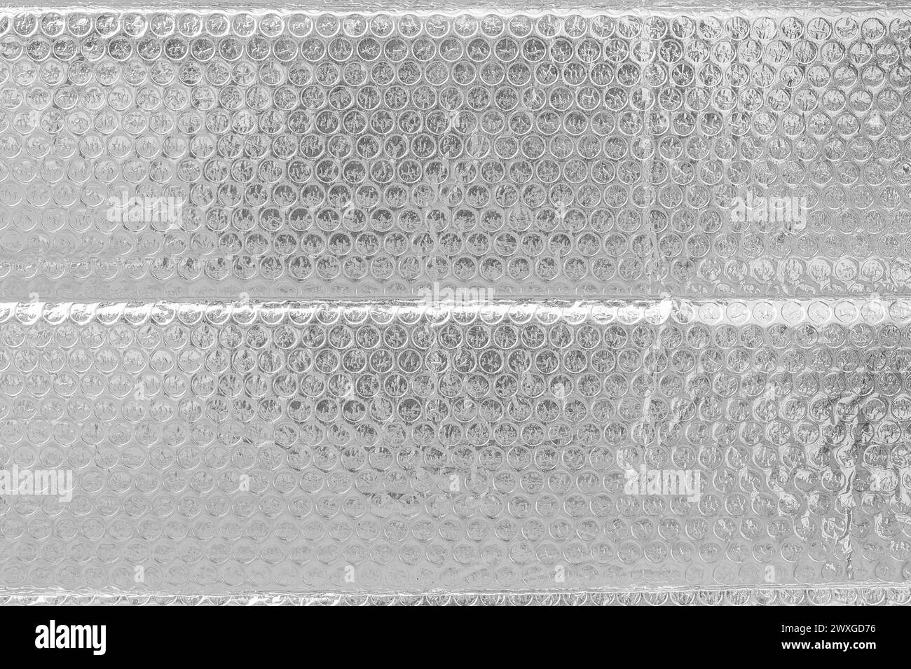 Silver color transparent bubble film surface texture background ...