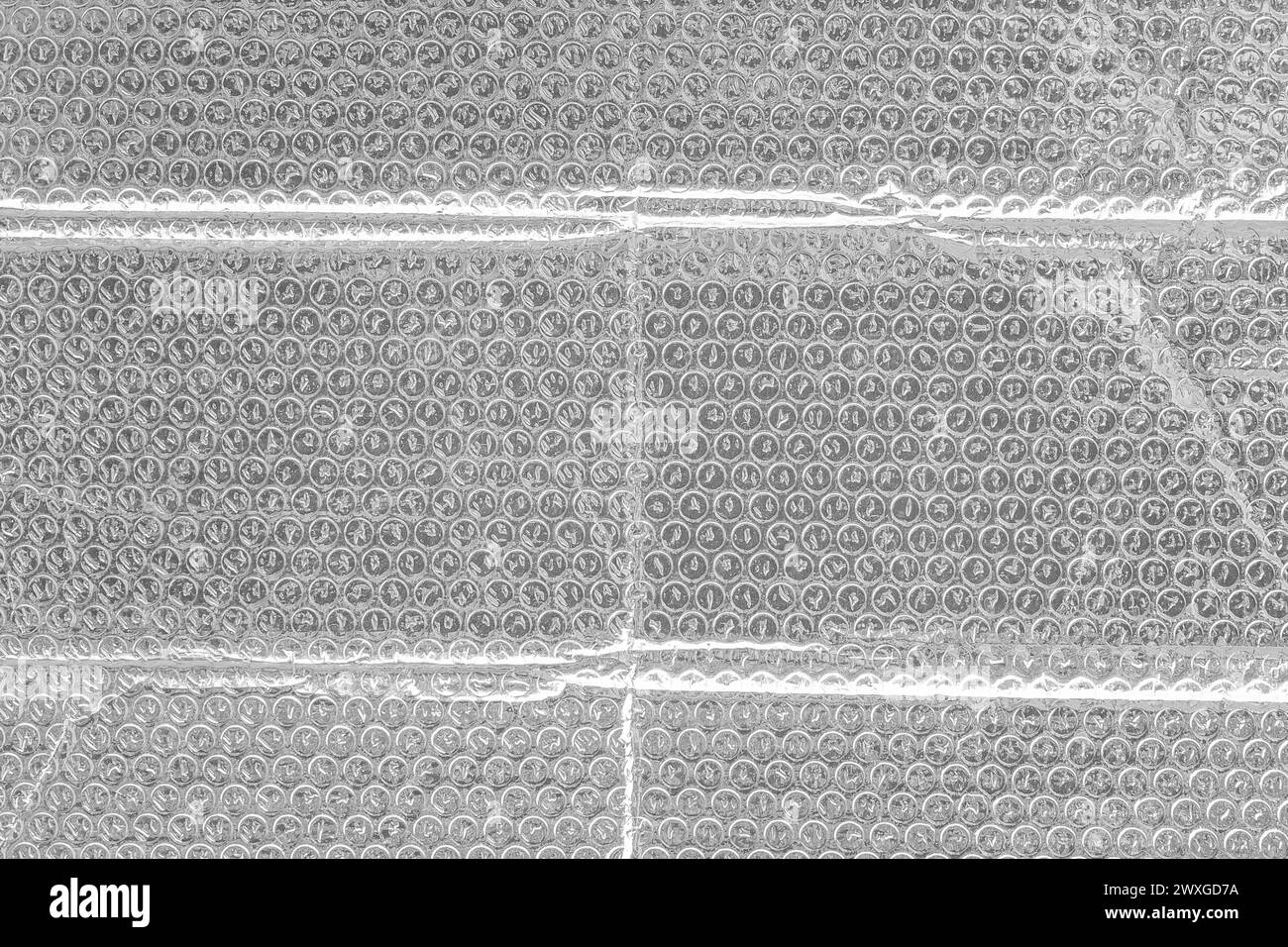 Silver color transparent bubble film surface texture background ...