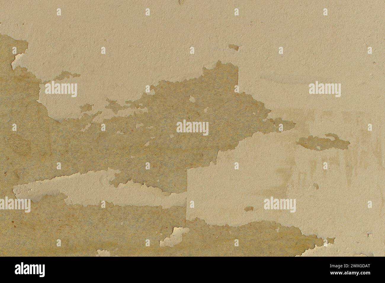 Retro Mustard Color Old Texture Cracked Peeling Paint Wall Surface ...