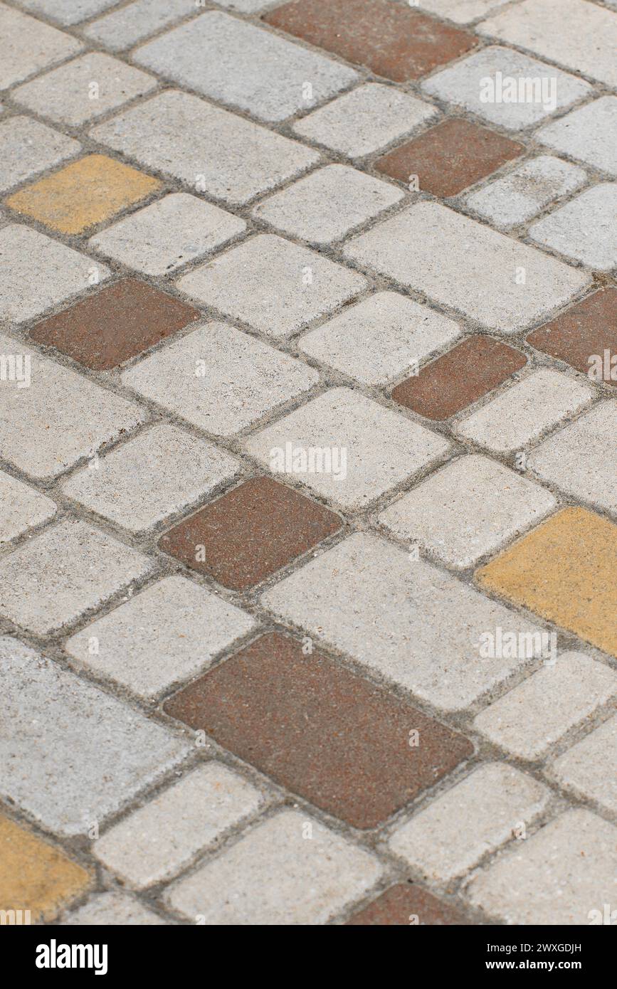 Light Color Gray Paving Stone Floor Tile Street Pattern Texture ...