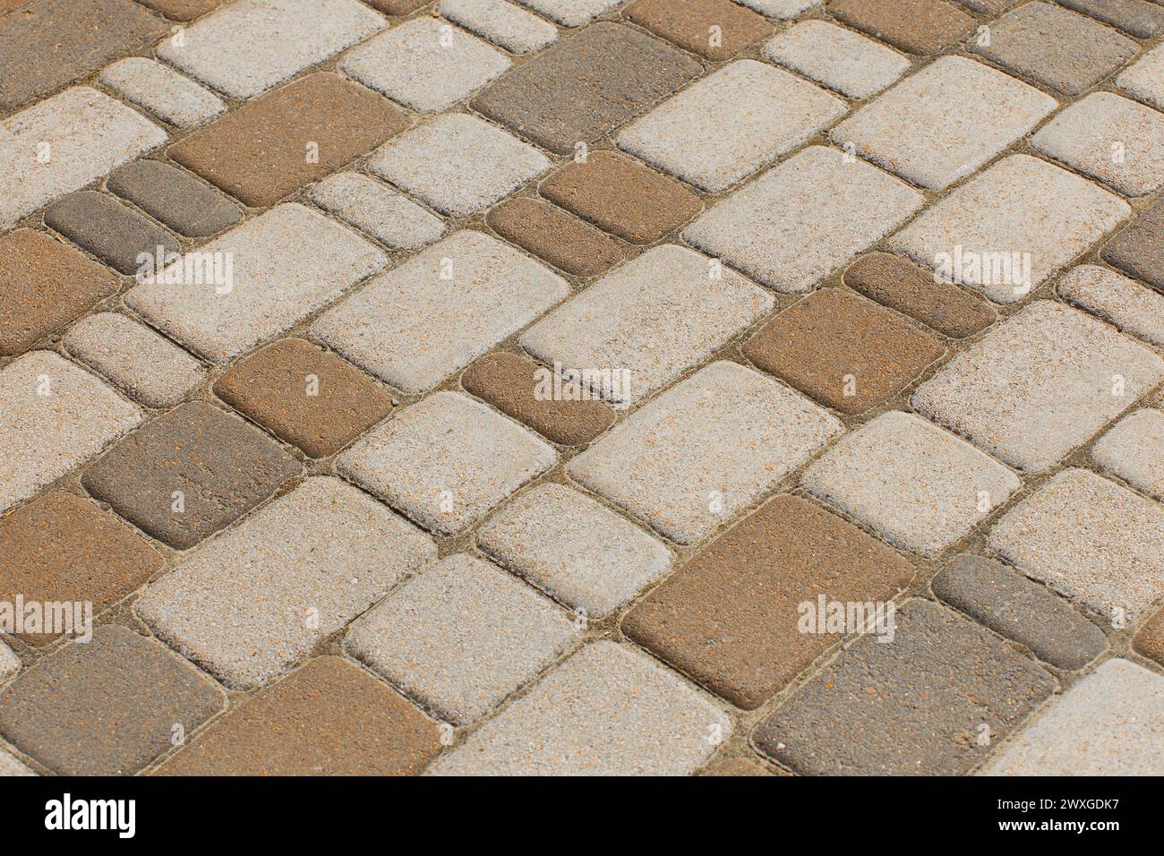 Light Color Brown Paving Stone Floor Tile Street Pattern Texture ...