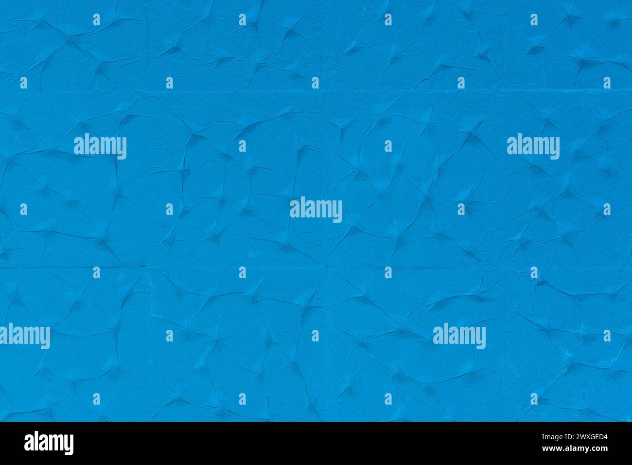 Abstract chaotic pattern blue paint wall surface texture background ...