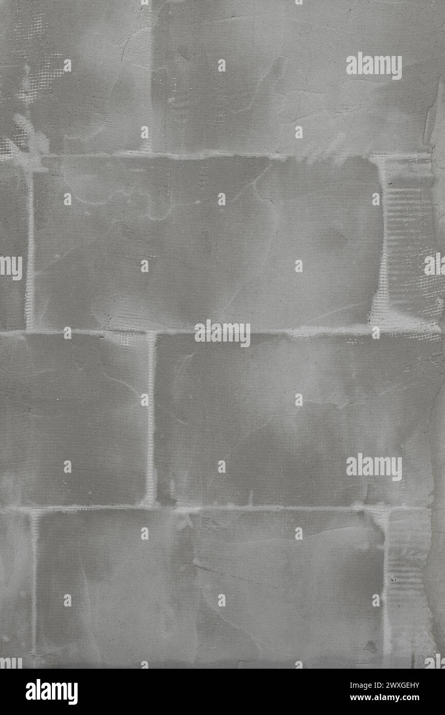 Grey concrete old brick masonry brickwork building wall object texture ...