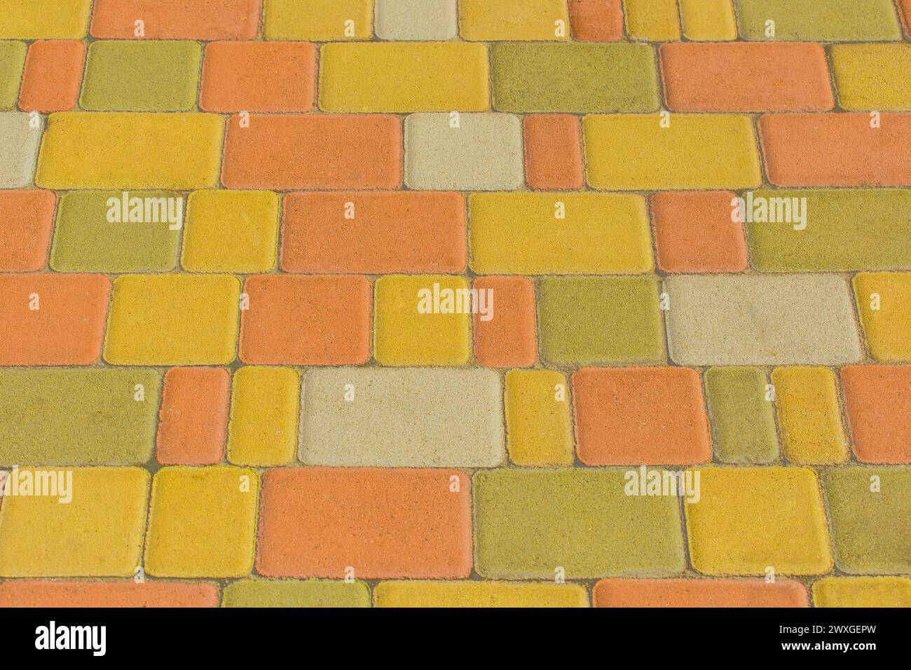 Colorful brick road hi-res stock photography and images - Alamy