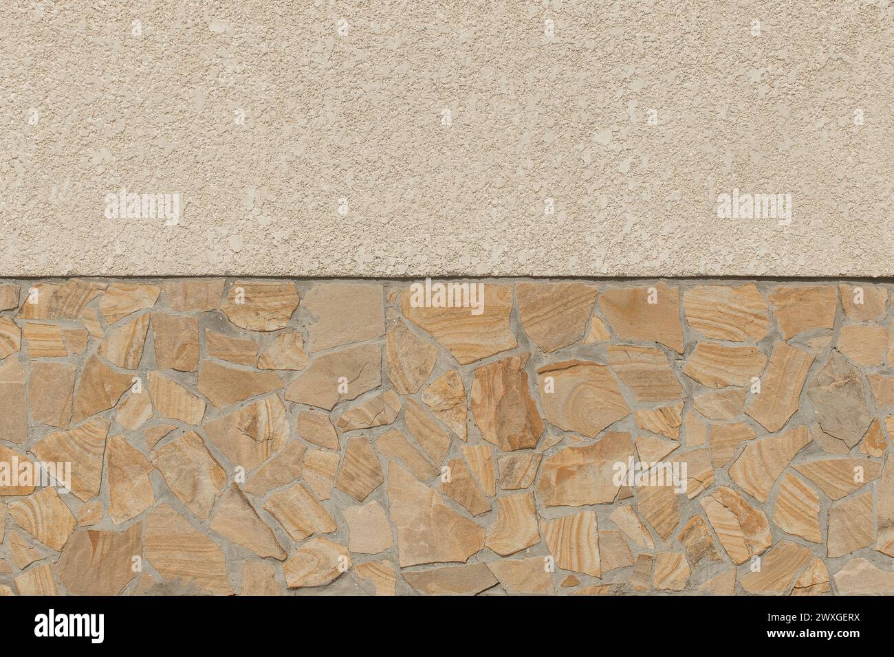 Beige brick house exterior front hi-res stock photography and images ...