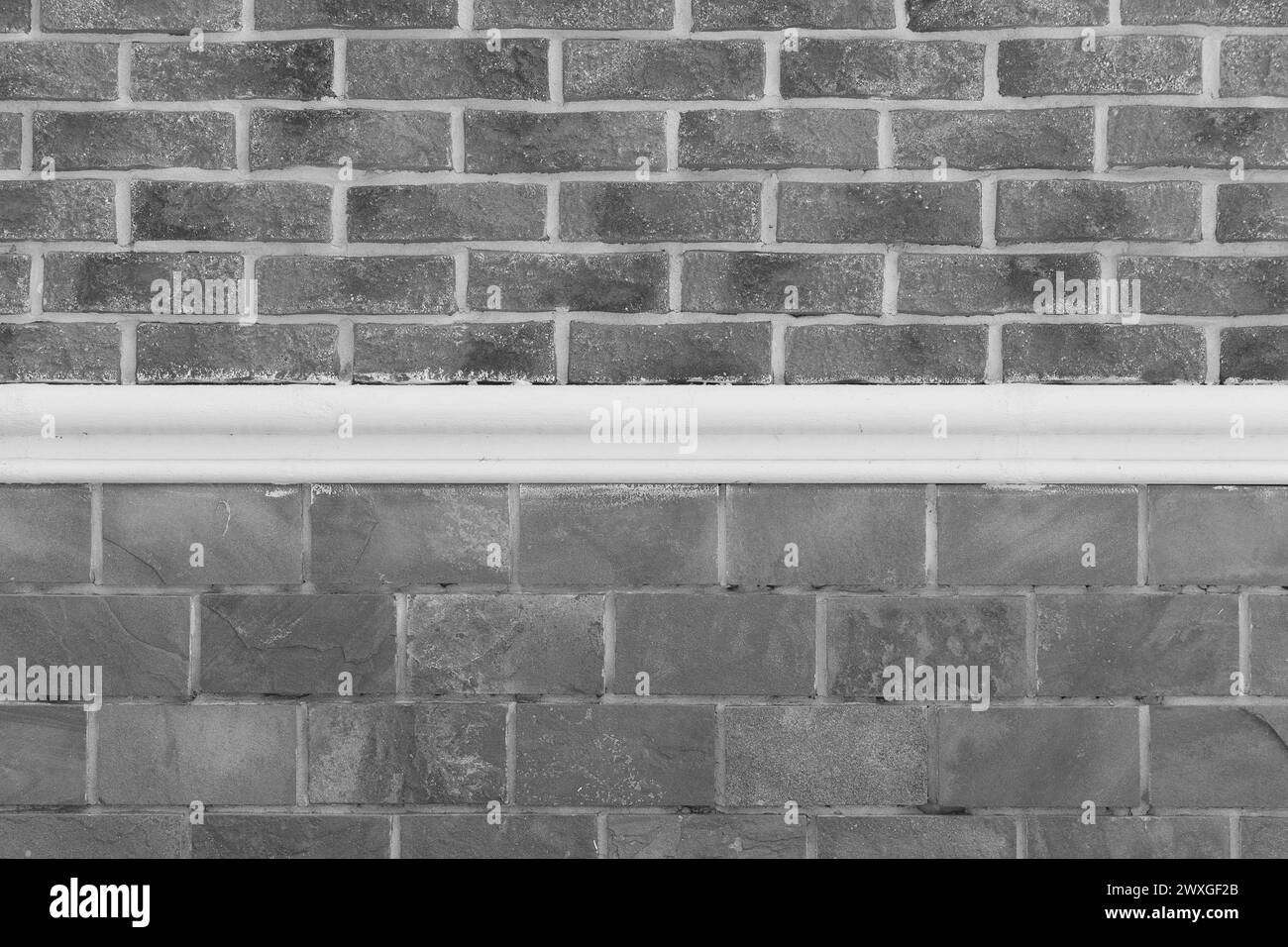 Grey brick blocks brickwork old brick masonry wall texture background ...