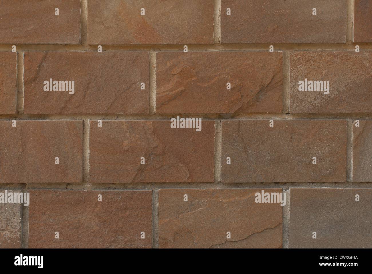 Brown brick blocks brickwork old brick masonry wall texture background ...