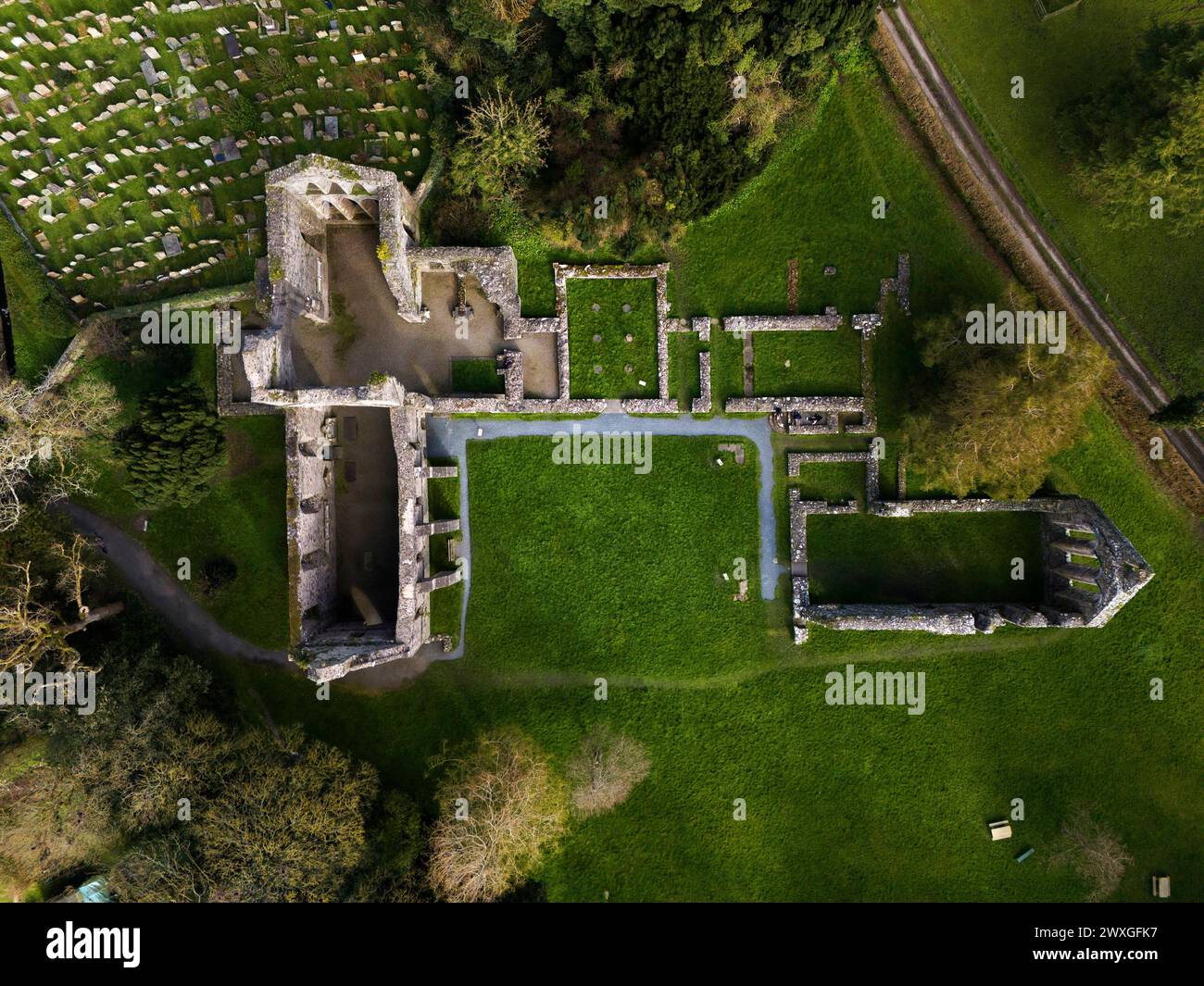 Grey Abbey, Co. Down Stock Photo - Alamy