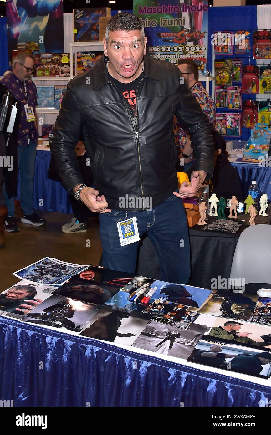 Spencer Wilding auf der WonderCon 2024 im Anaheim Convention Center ...