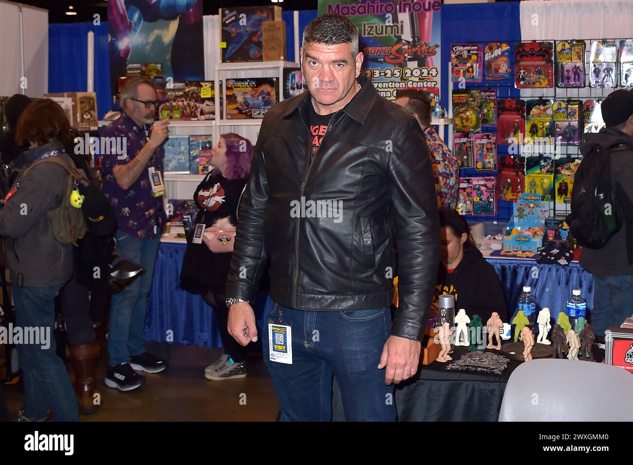 Spencer Wilding auf der WonderCon 2024 im Anaheim Convention Center ...