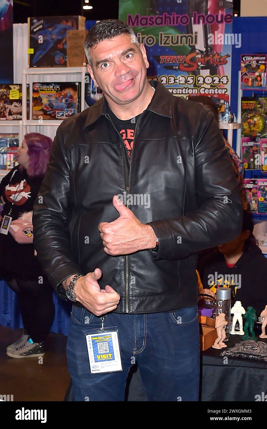 Spencer Wilding auf der WonderCon 2024 im Anaheim Convention Center ...