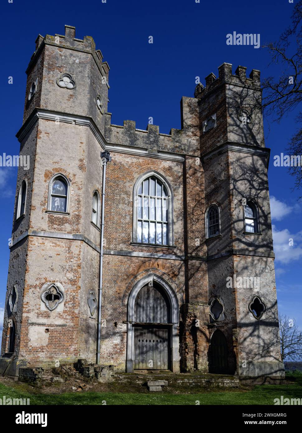 The Belvedere Tower at Powderham, Kenton, Exeter, Devon, England, UK ...