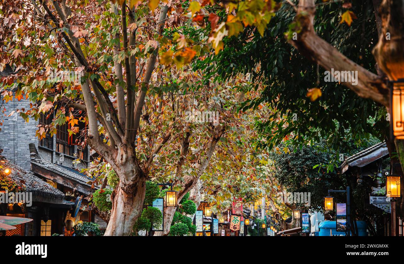 Kuanzhai Alley, Chengdu Stock Photo - Alamy