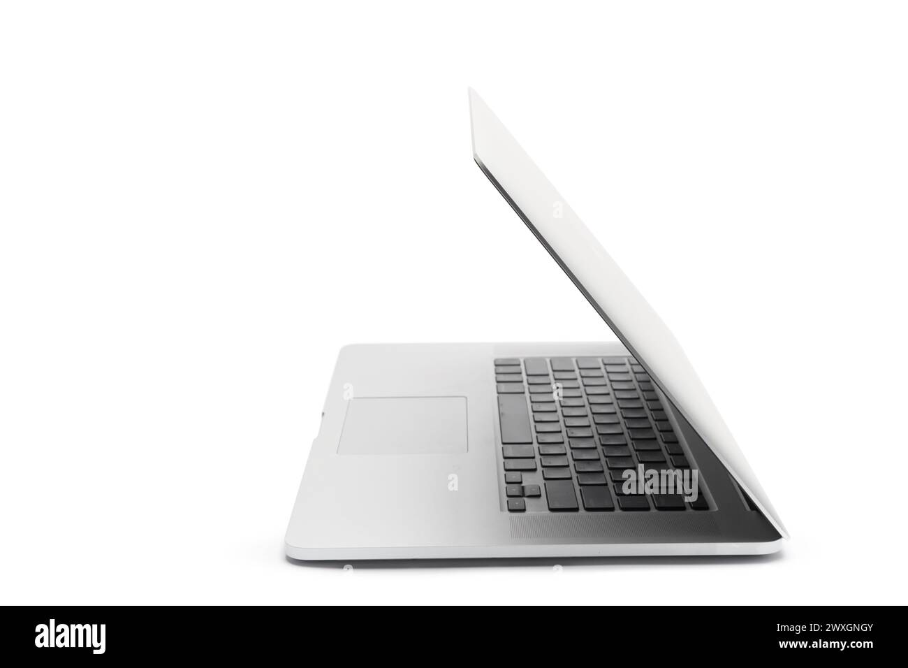 laptop isolated on white background Stock Photo - Alamy