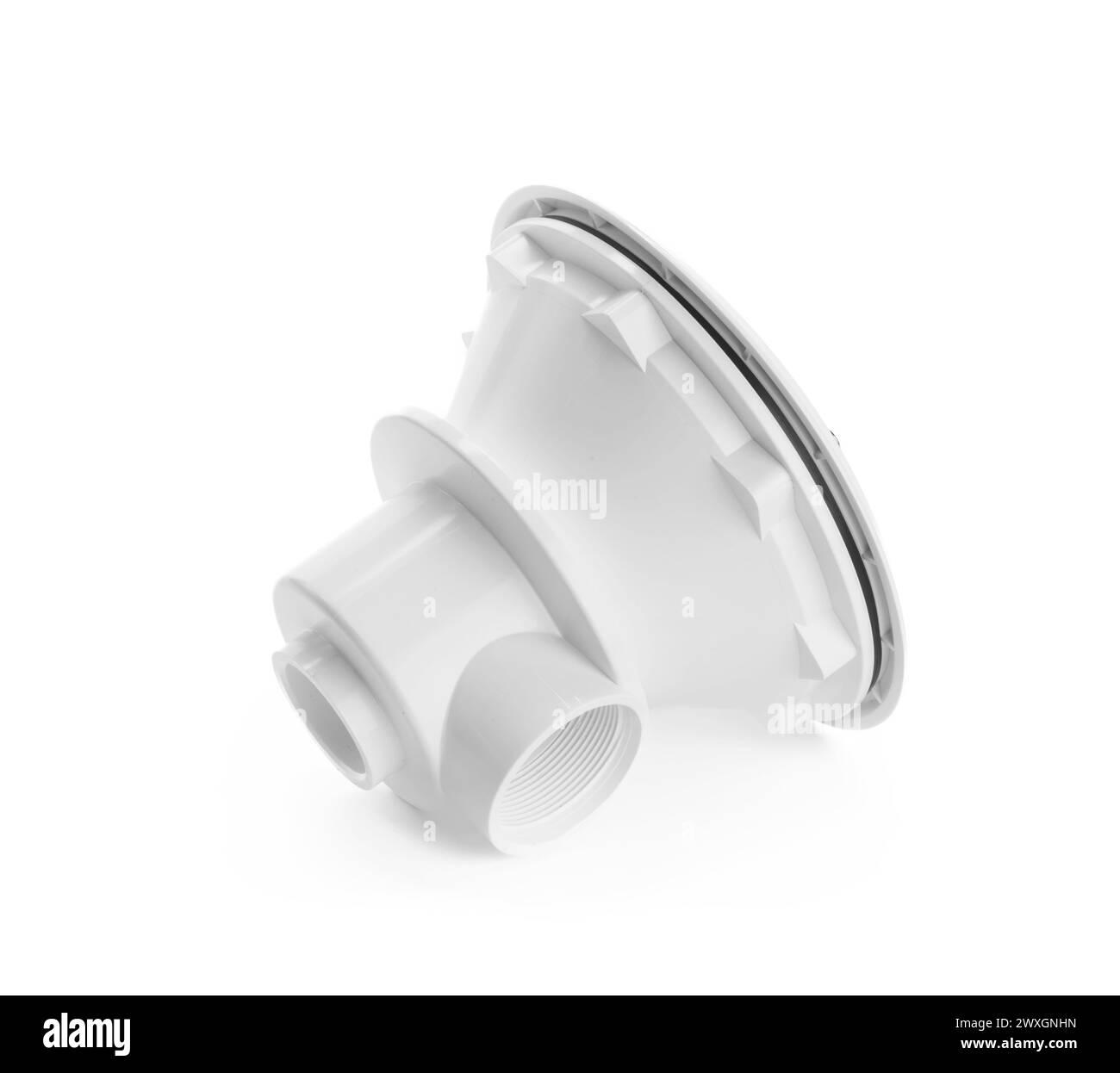 Plumber tube for water isolated on a white background Stock Photo - Alamy
