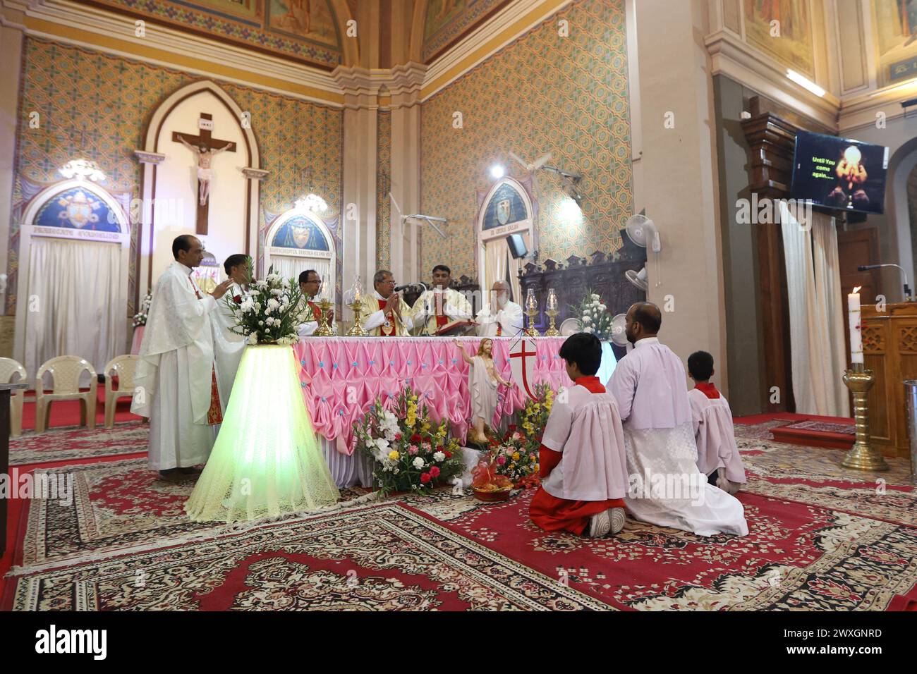 Prayagraj, India. 31 March 2024, Indian Christian devotees take part in ...