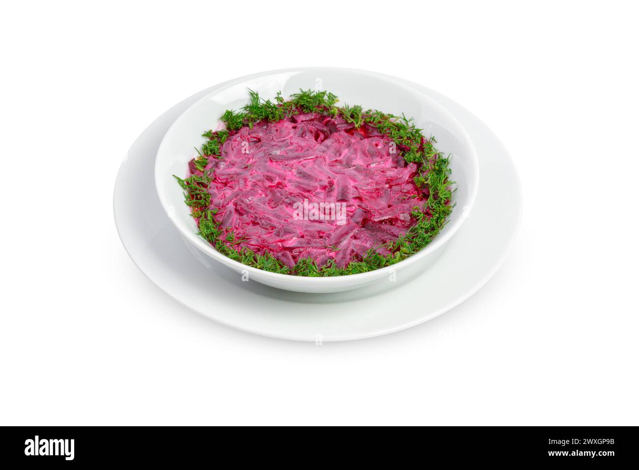 salad isolated on white background Stock Photo - Alamy