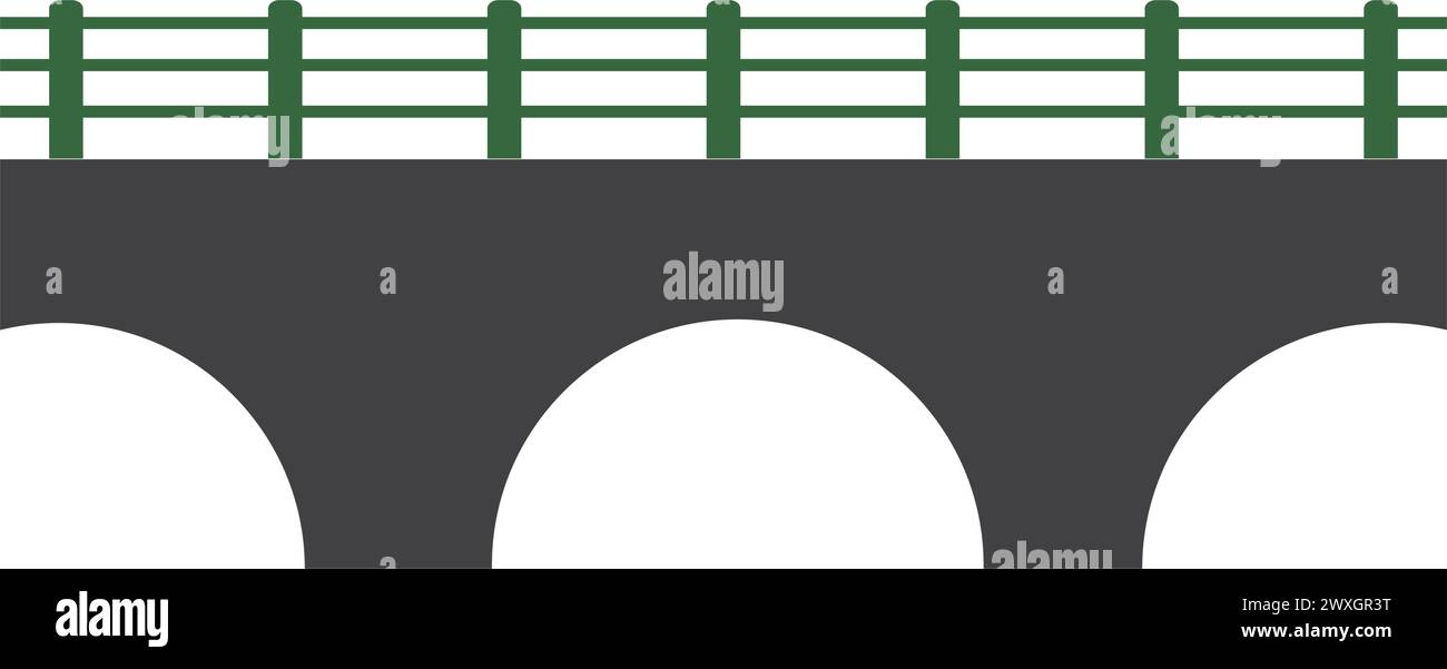 Elegant bridge illustration hi-res stock photography and images - Alamy