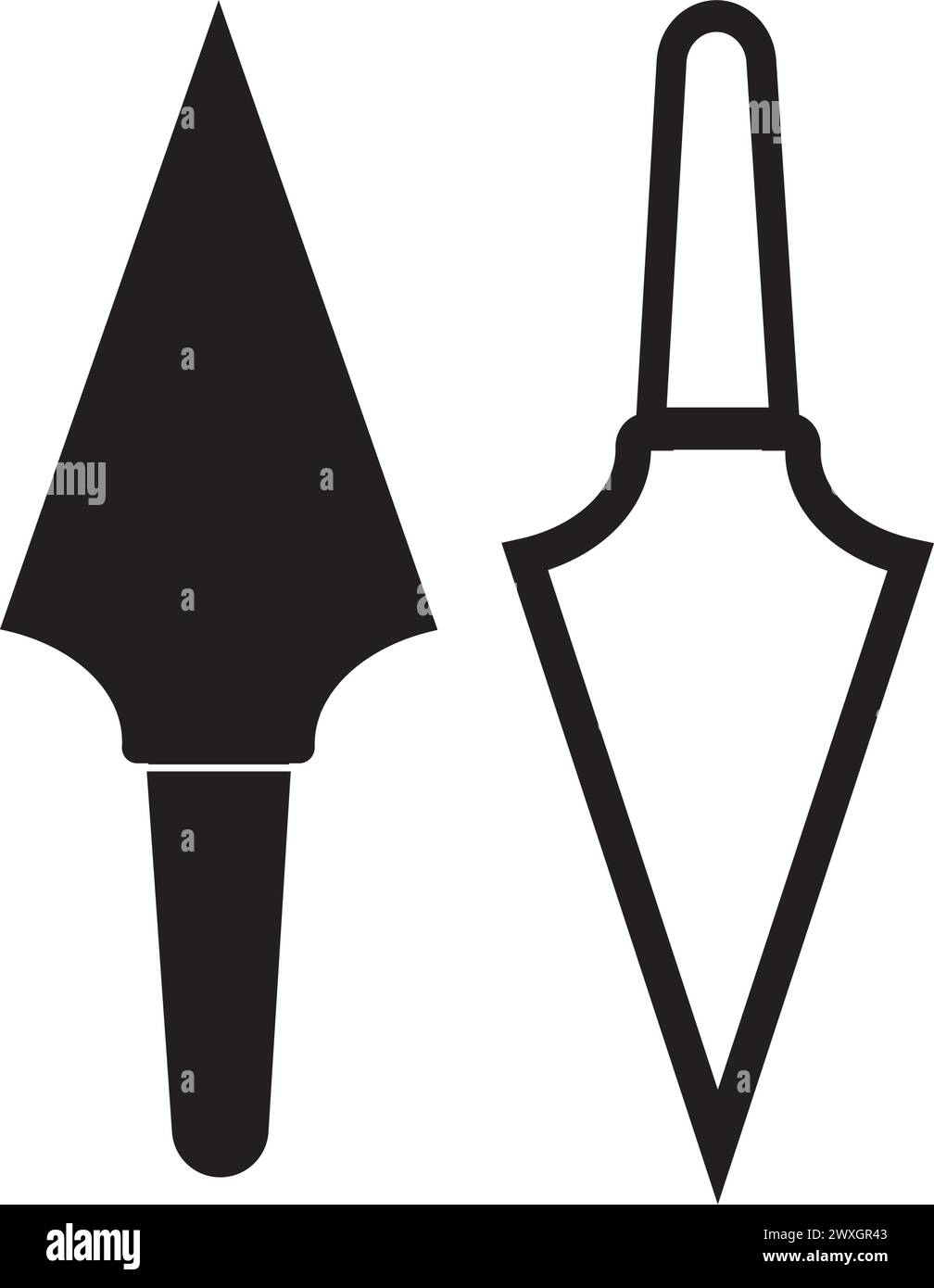 spear icon vector illustration symbol design Stock Vector Image & Art ...