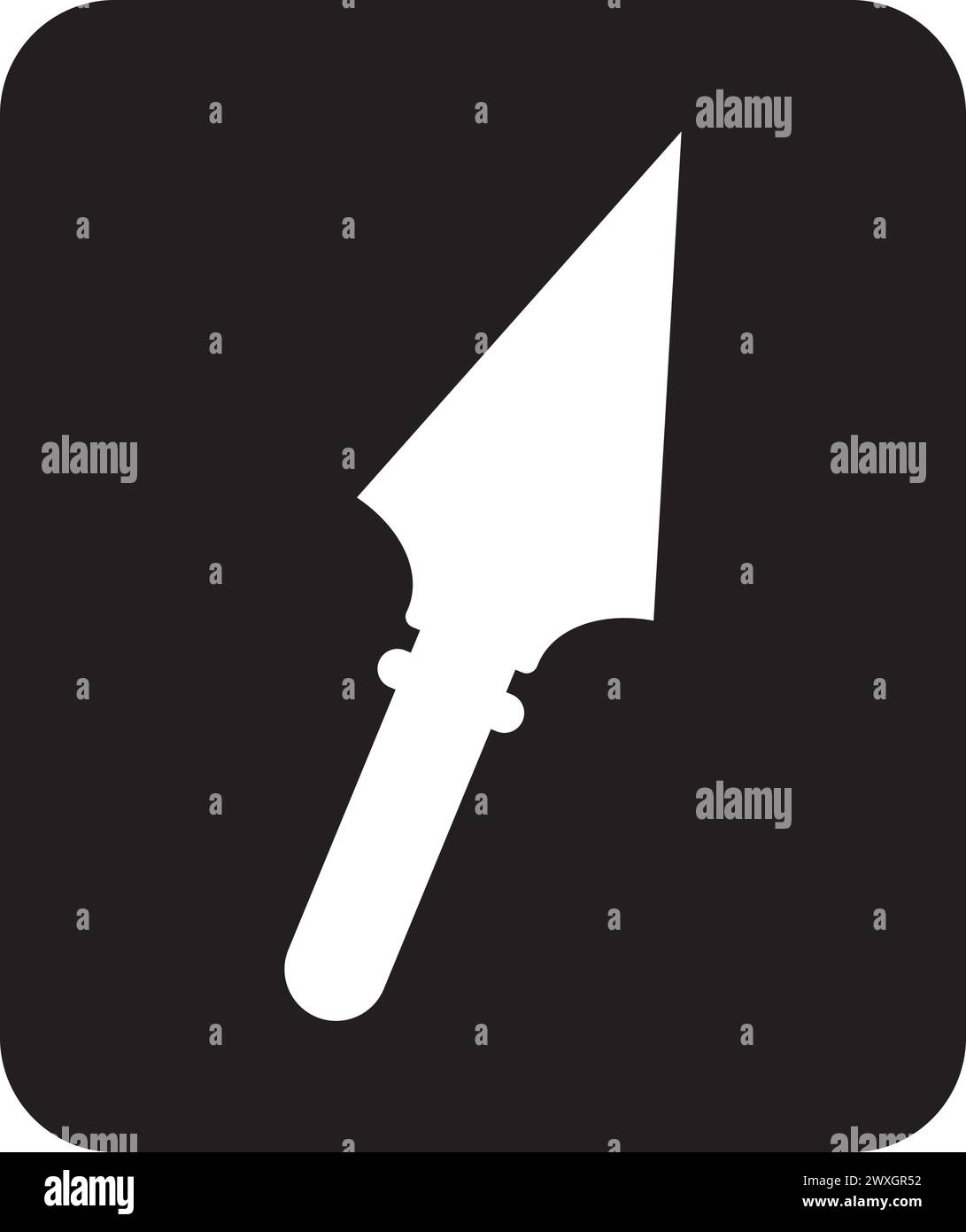 spear icon vector illustration symbol design Stock Vector Image & Art ...